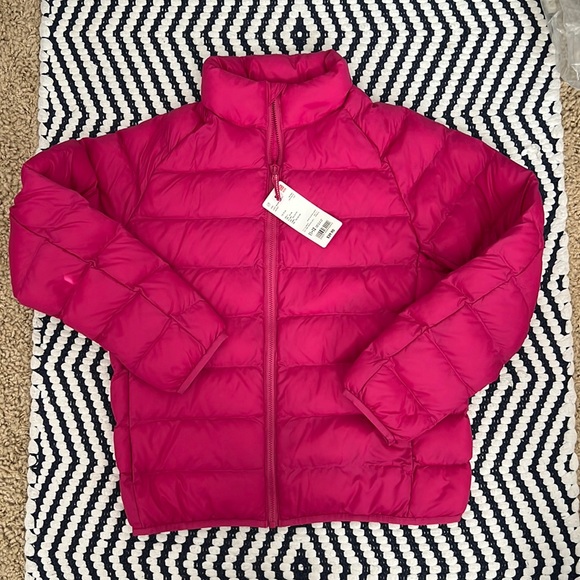 Uniqlo | Jackets & Coats | Kids Uniqlo Pink Puffer Jacket In Size 112 ...